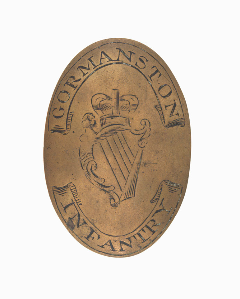 Shoulder belt plate, other ranks, Gormanston Infantry, 1804 (c ...