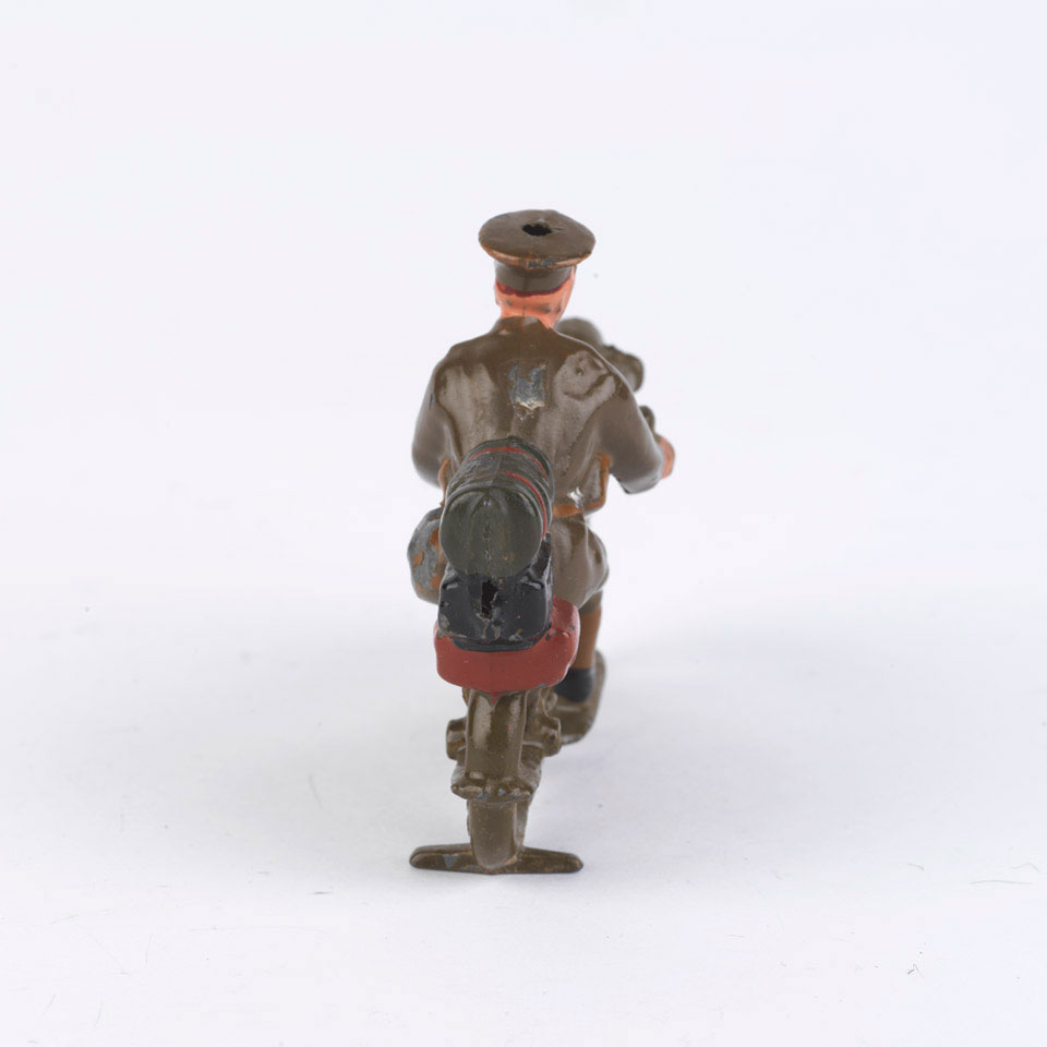 Model soldier, William Britain Limited, despatch rider, Motor Cycle ...