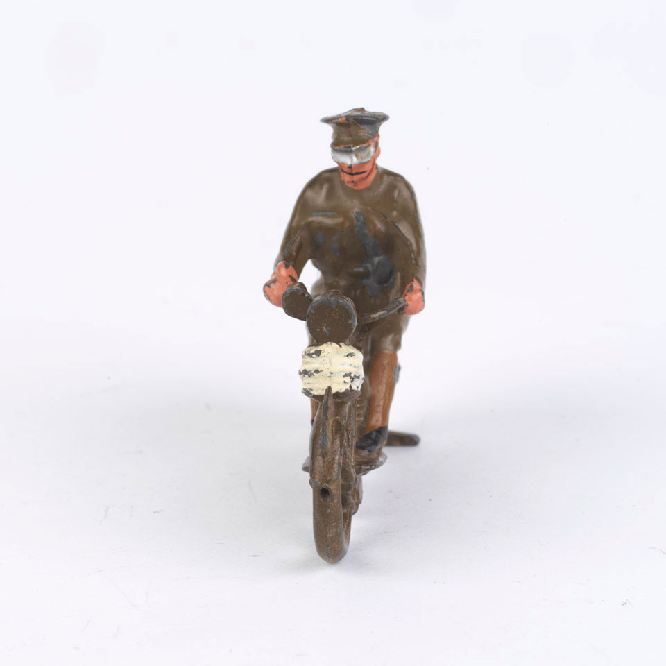 Model soldier, William Britain Limited, despatch rider, Motor Cycle ...