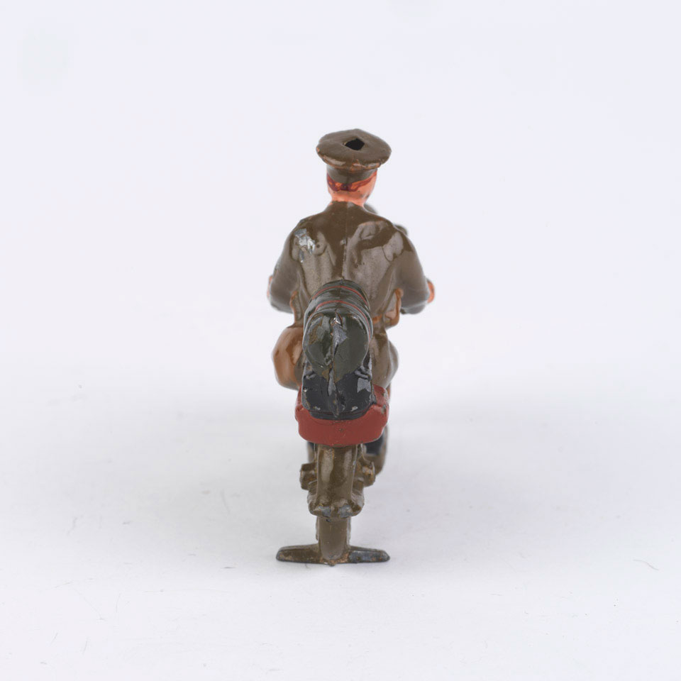 Model soldier, William Britain Limited, despatch rider, Motor Cycle ...