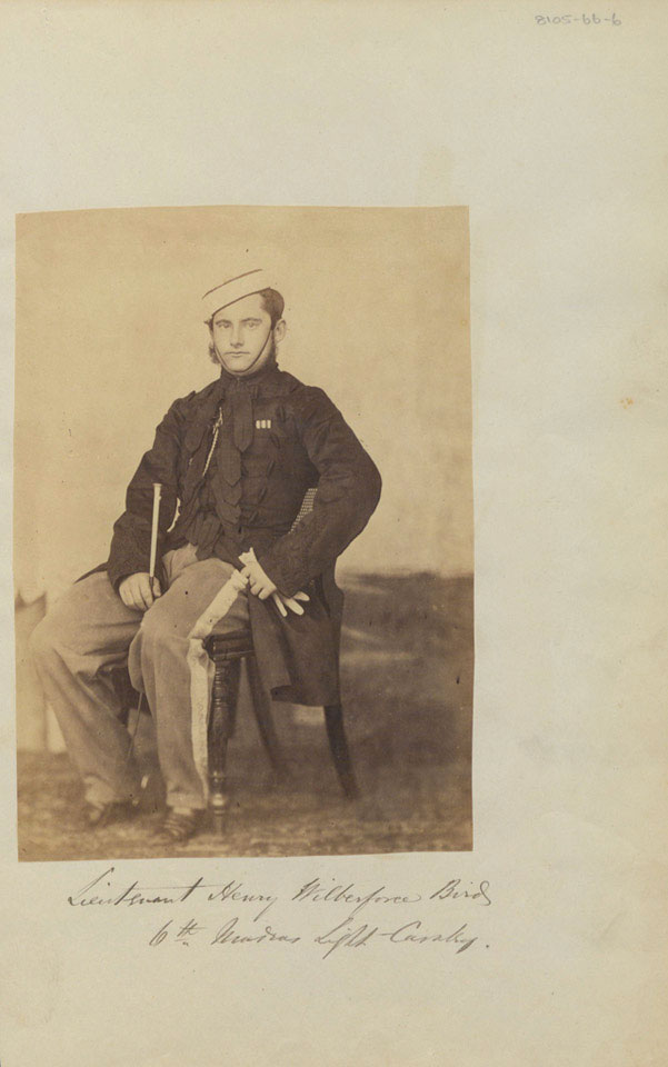 'Lieutenant Henry Wilberforce Bird, 6th Madras Light-Cavalry, 1860 (c ...