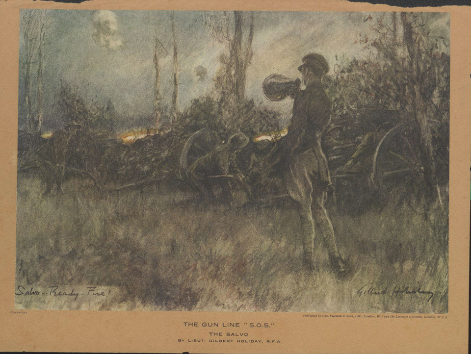 'The Gun Line "S.O.S" The Salvo', 1914 | Online Collection | National ...