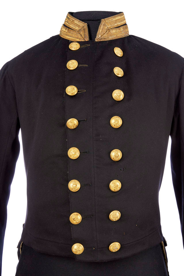Full dress coatee, Captain George O'Brien Carew Indian Navy, 1856 (c ...