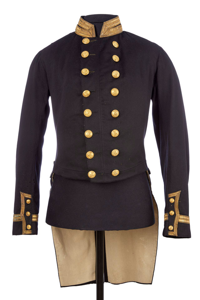 Full dress coatee, Captain George O'Brien Carew Indian Navy, 1856 (c ...