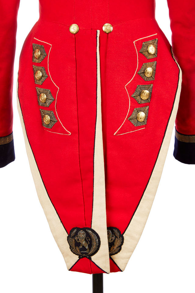 Coatee, Captain Cornelius Wheeler, 1st Regiment, Royal East India ...