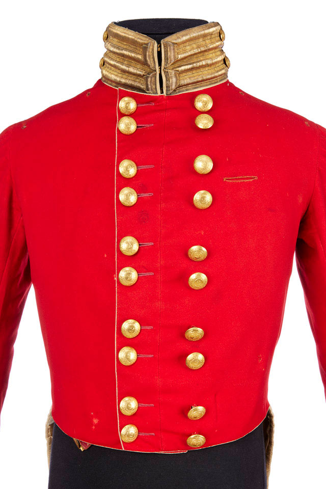 Coatee, Major Bruce Boswell, 2nd Bengal Native Infantry, 1844 (c ...