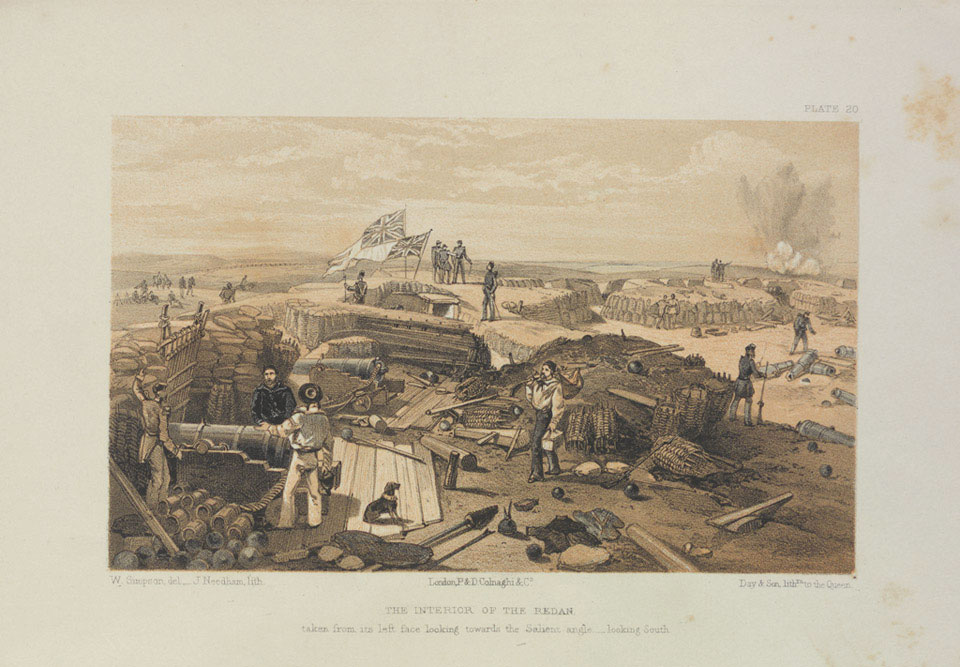 'The Interior of the Redan taken from it's left face looking towards ...