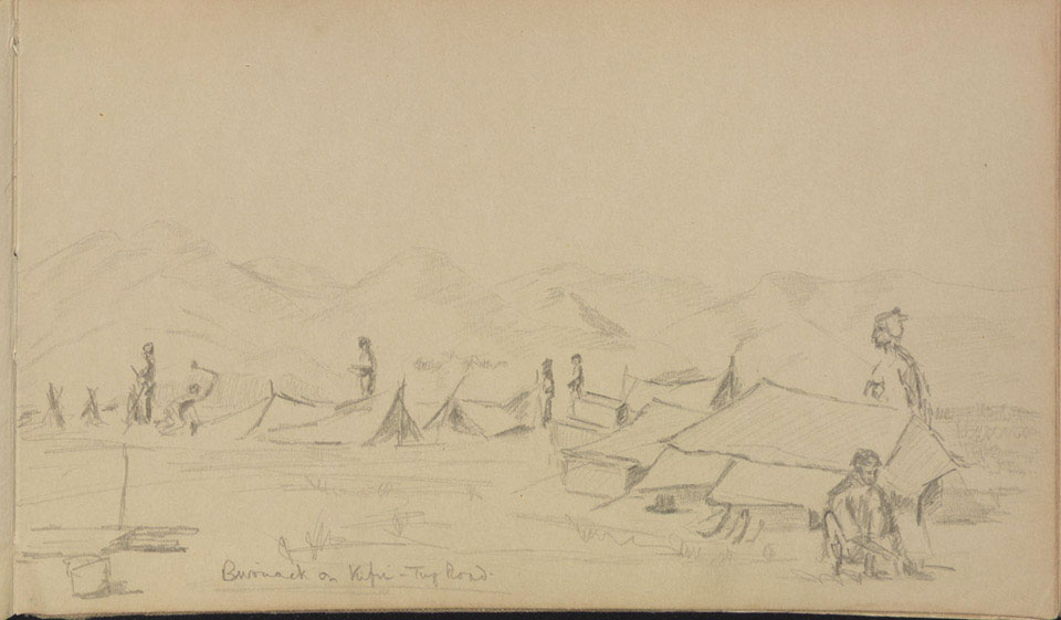 'Bivouack on Kifi-Tug Road', Mesopotamia, 1917 (c) | Online Collection ...