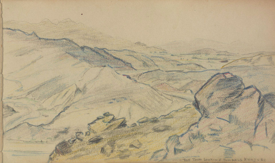 'The Tochi looking towards Khajuri', 1919 (c) | Online Collection ...