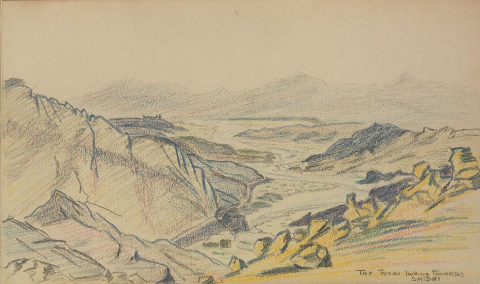 'The Tochi looking towards Saidgi', India, 1919 (c) | Online Collection ...