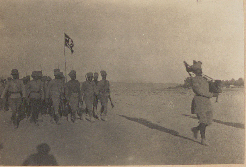 'The Russian "Partisan Force" at Mendali 1917 commanded by Colonel ...