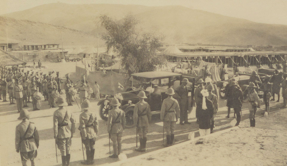 Parade to celebrate a visit from the new Viceroy of India, Lord Irwin ...