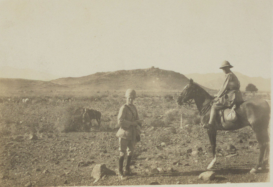 'A Reconnaissance on the Plain B.M. and Adjt of Poona Horse ...