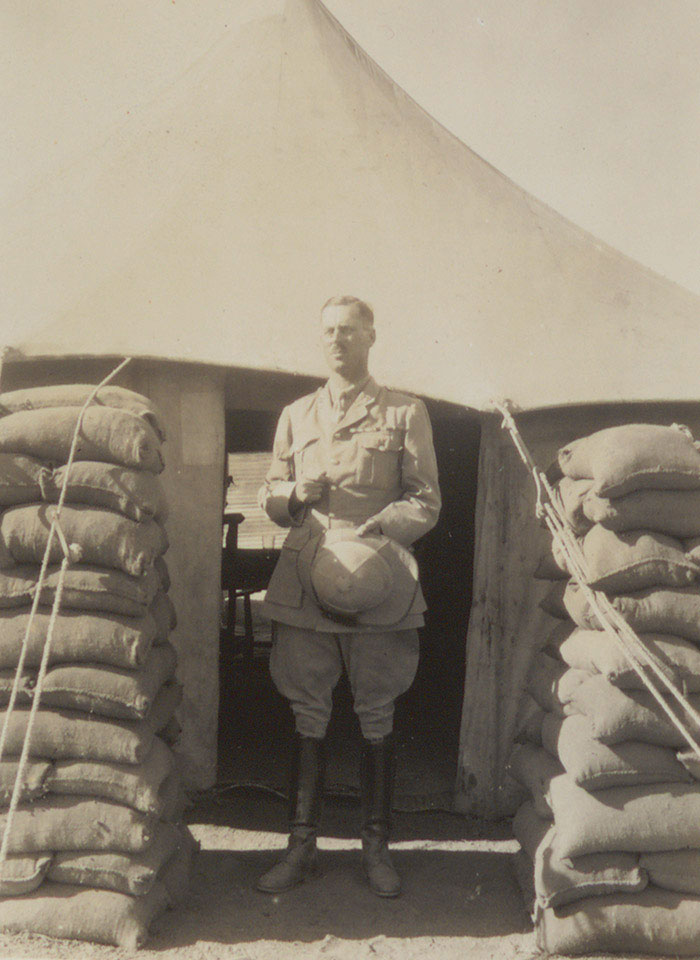 Lieutenant Colonel Cecil Wotton Toovey, commanding 3rd Battalion, 1st ...
