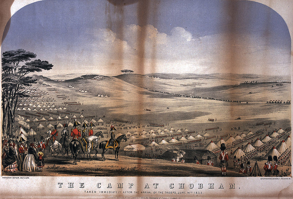 'The Camp at Chobham', 1853 | Online Collection | National Army Museum ...