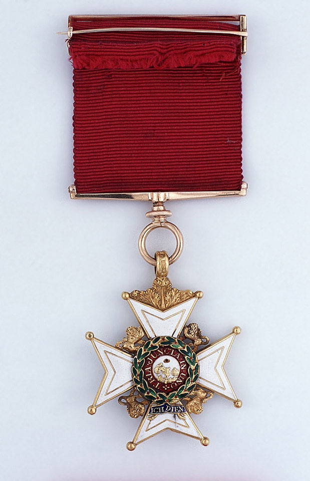 Order of the Bath Badge of a Companion awarded to Brevet Lieutenant ...