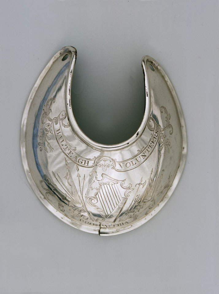 Gorget, Balteagh Volunteers, 1785 (c) | Online Collection | National ...