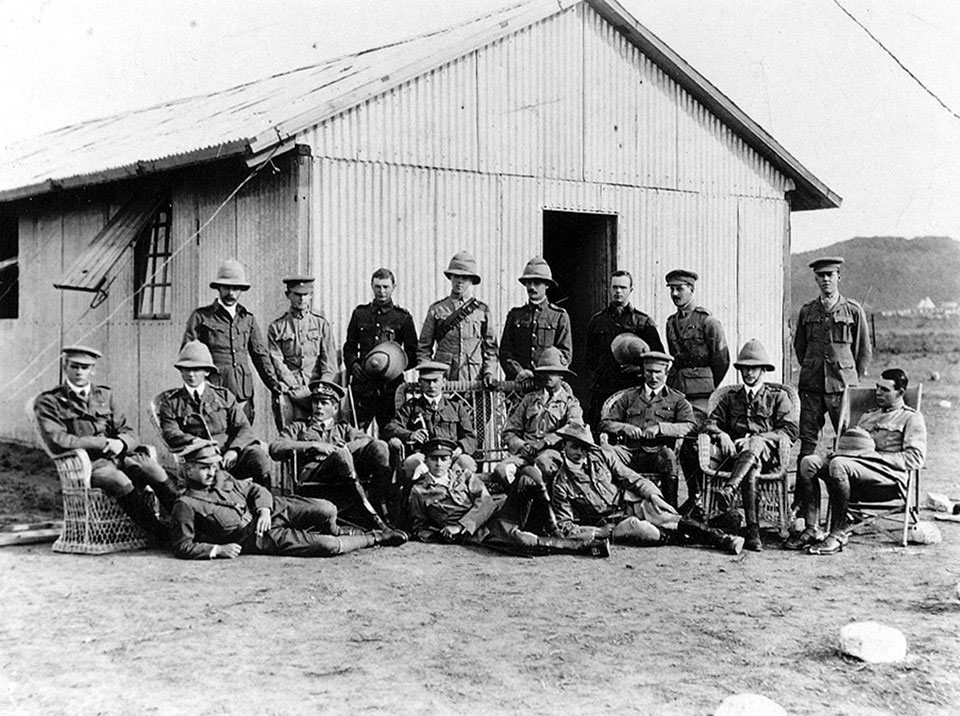 Officers of the 9th Mounted Infantry, Middleburg, South Africa, 1903 ...