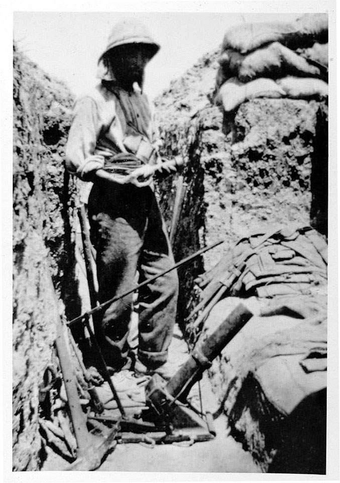 Firing a trench mortar, July 1915 | Online Collection | National Army ...