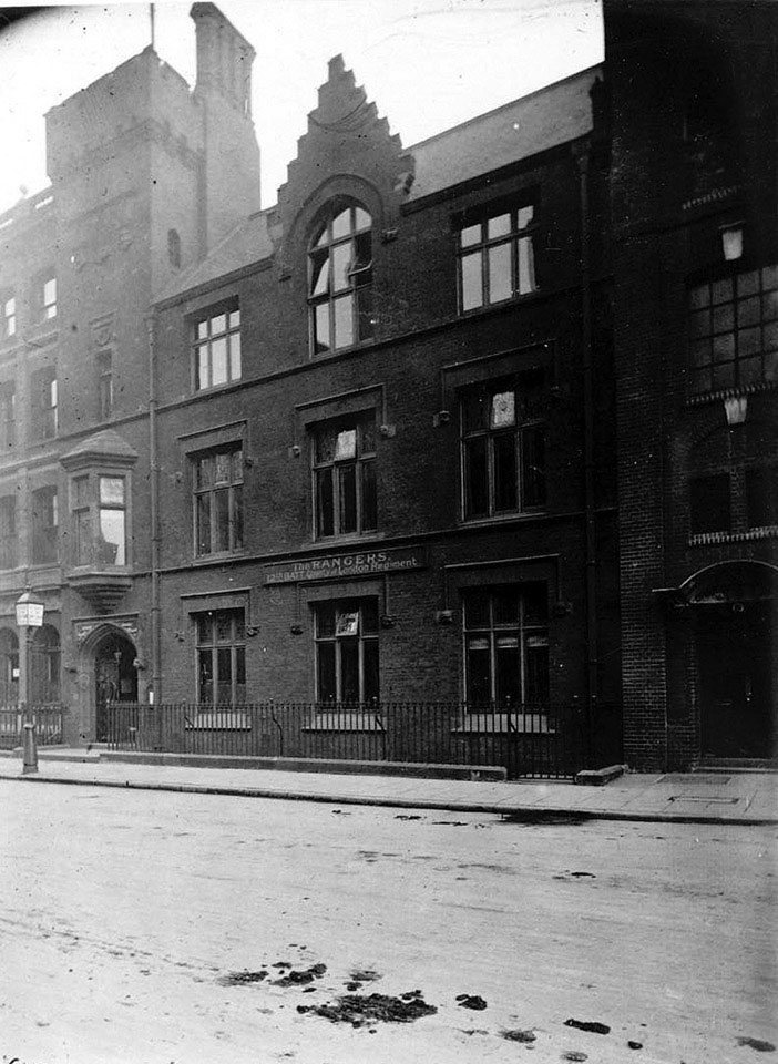 Drill hall of the 12th (County of London) Battalion London Regiment ...