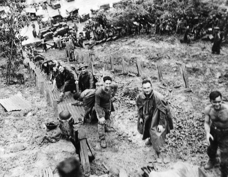 10th Gurkha Rifles moving ammunition, Burma, 1944 (c) | Online ...