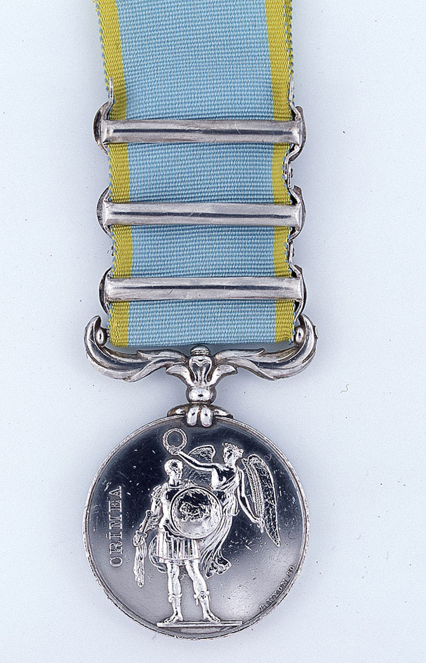 Crimean War Medal 1854-56, with three clasps, Lieutenant-Colonel (later ...