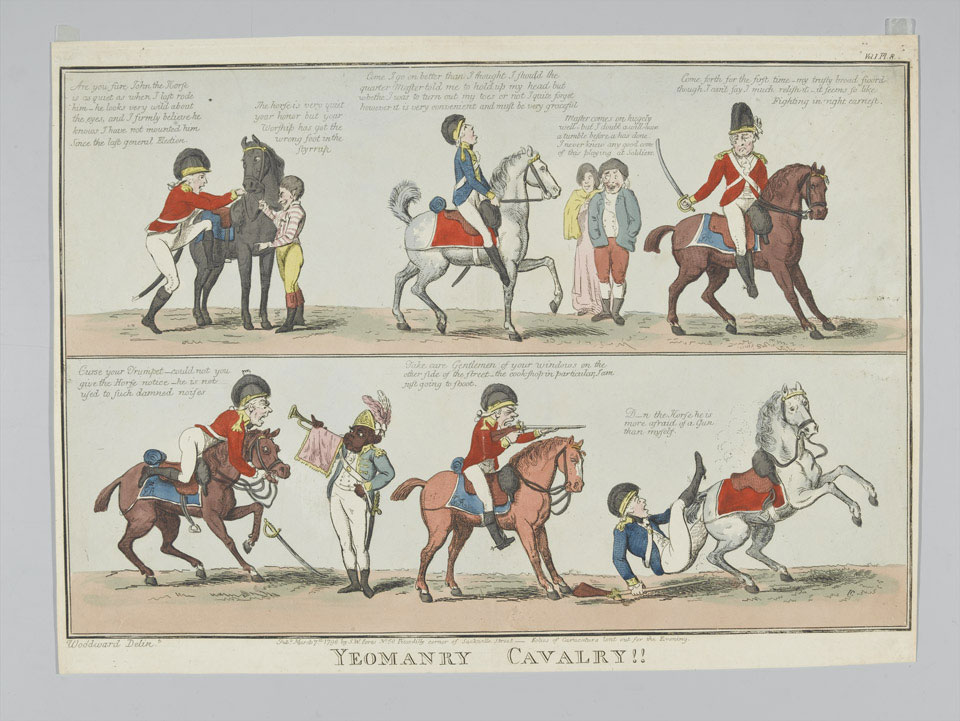 'Yeomanry Cavalry!!', 1796 | Online Collection | National Army Museum ...