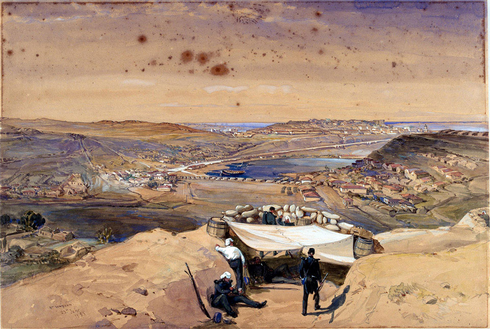 'Town Batteries or Interior Fortifications of Sebastopol, 23 June 1855 ...