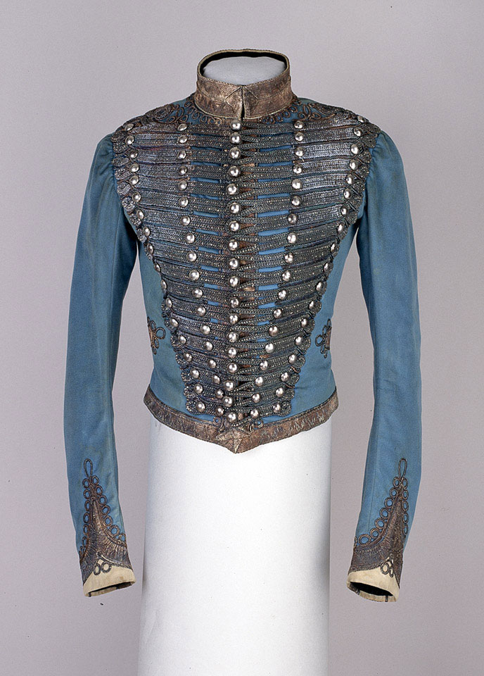 Short frogged jacket, Cornet Charles Cazenove, 6th Madras Light Cavalry ...