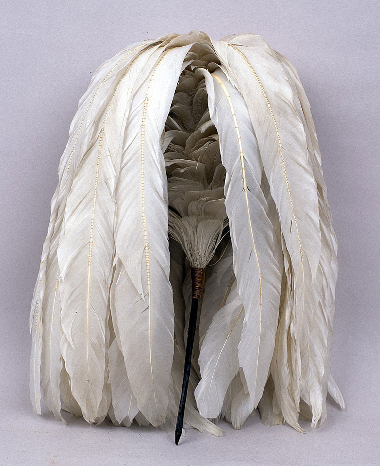 Light dragoon pattern shako plume worn by Cornet Charles Cazenove, 6th ...