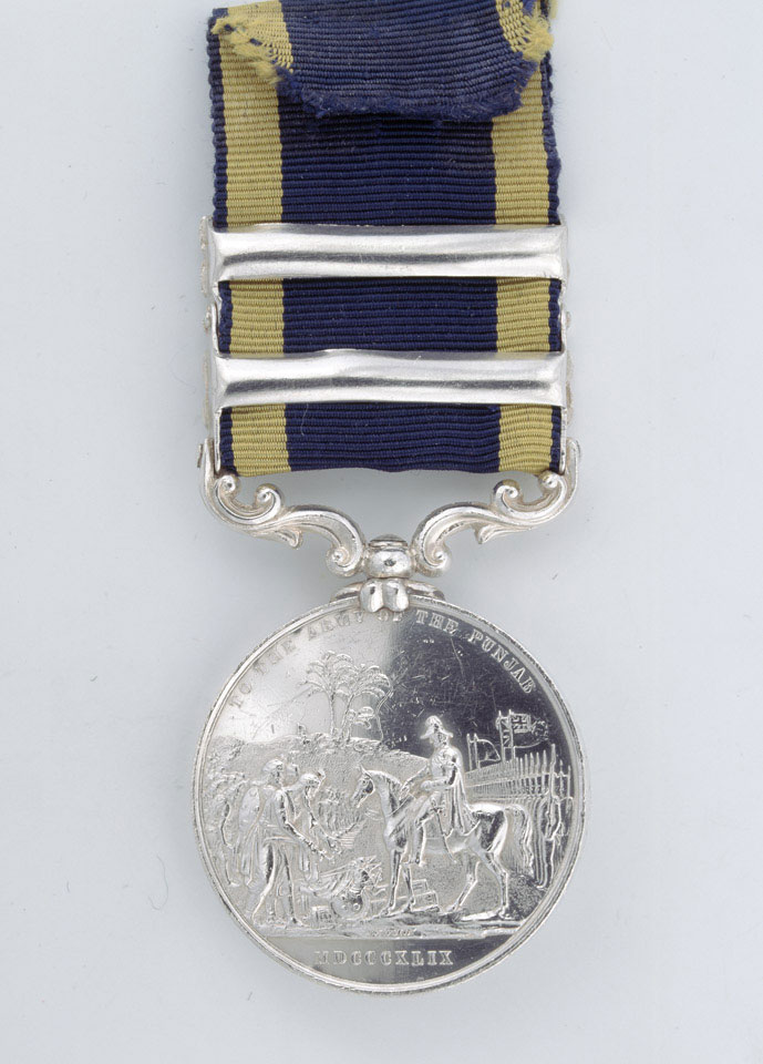 Punjab Campaign Medal 1848-49, with clasps, 'Chilianwala' and 'Goojerat ...