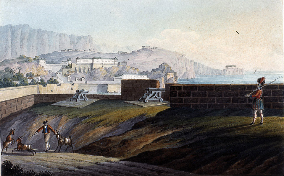 The Naval Stores and Rosia Bay, March 1827 | Online Collection ...