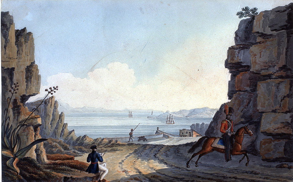 The Officer of the 42nd on his rounds, March 1827 | Online Collection ...