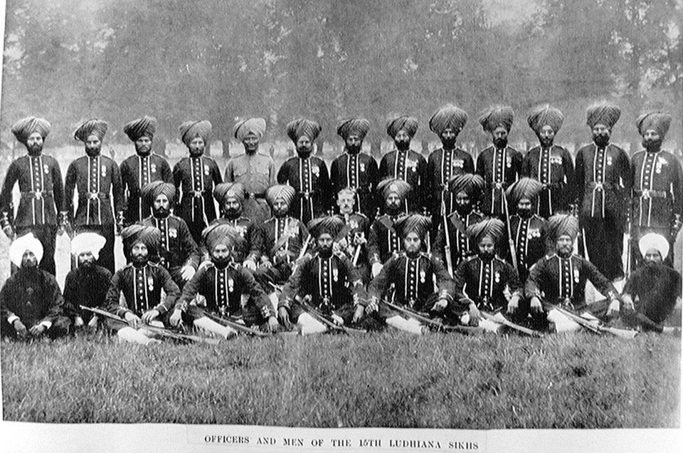 Officers and Men of the 15th Ludhiana Sikhs, 1900 (c) | Online ...