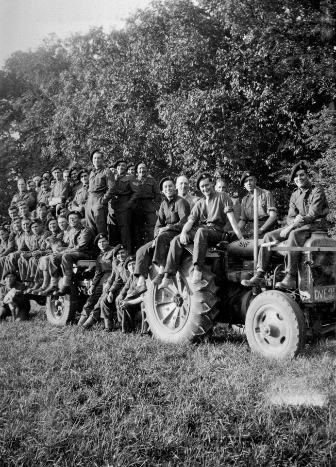 'Our transport to the village pub', 3rd County of London Yeomanry ...