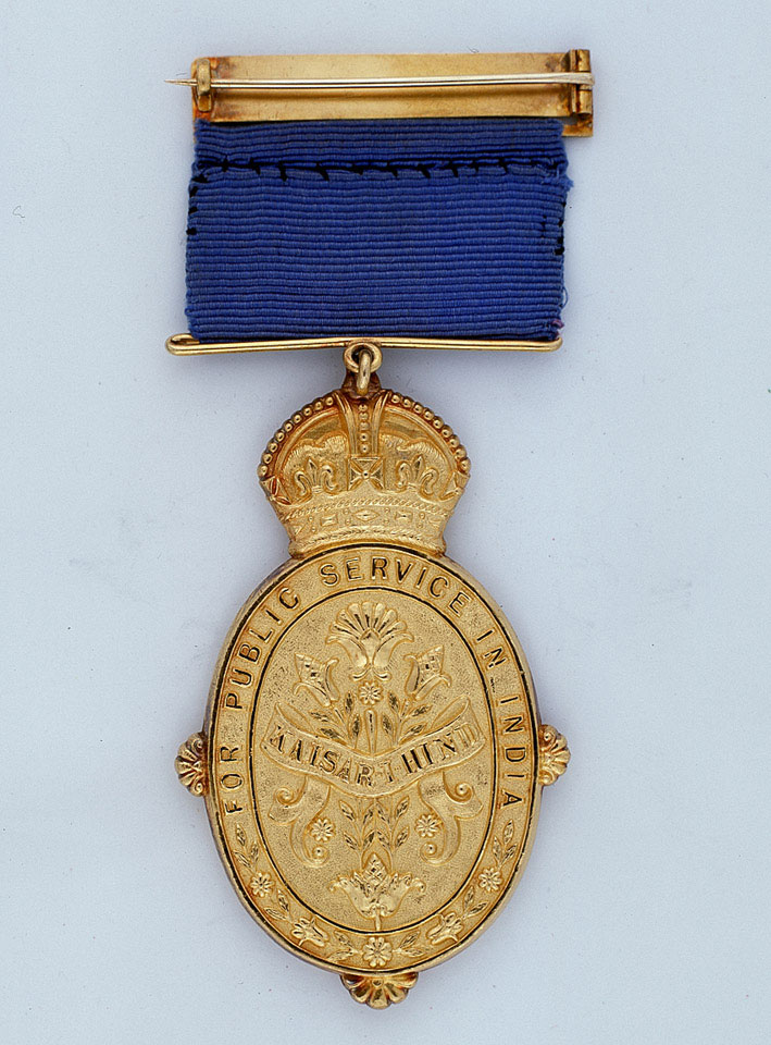 Kaisar-i-Hind Medal in gold, Lieutenant-Colonel Edmund Wilkinson ...