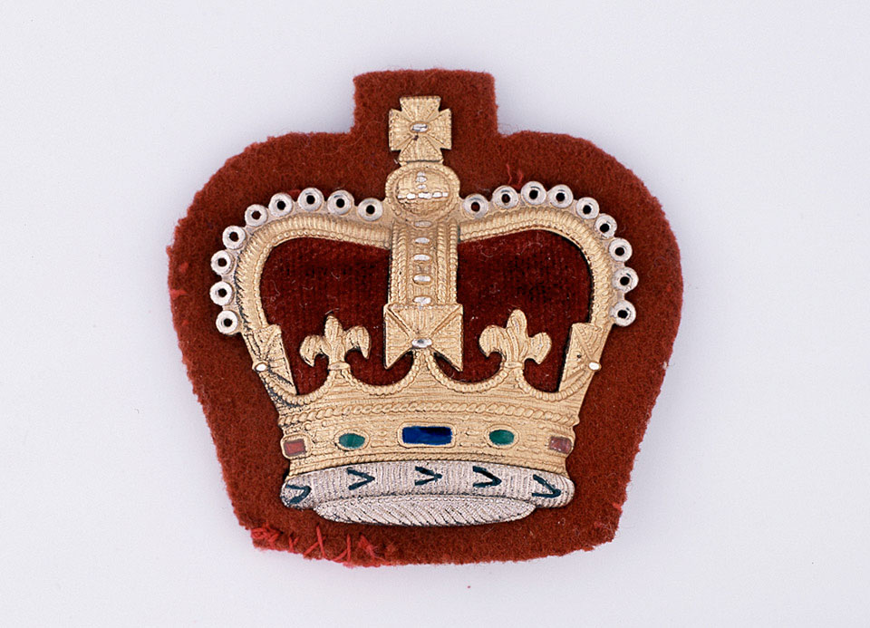 Rank badge, Warrant officer Class 2, Women's Royal Army Corps, 1936 ...