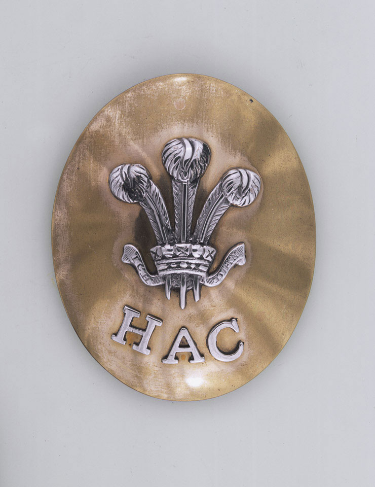 Officer's shoulder belt plate, Honourable Artillery Company, 1800 (c ...
