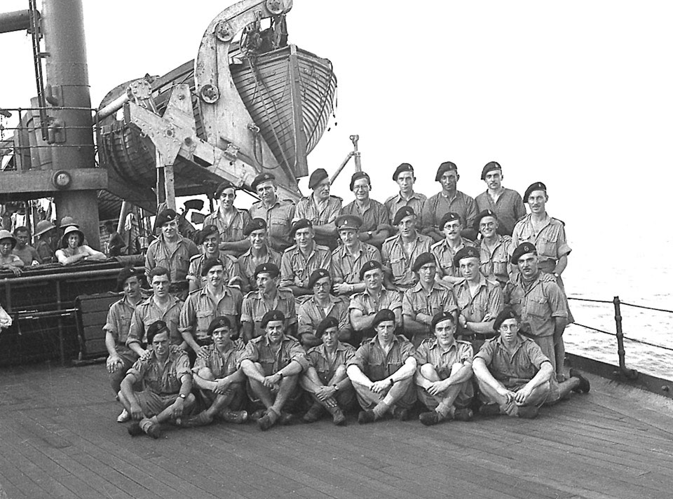 Headquarters Squadron, 22nd Armoured Brigade, en route to North Africa ...