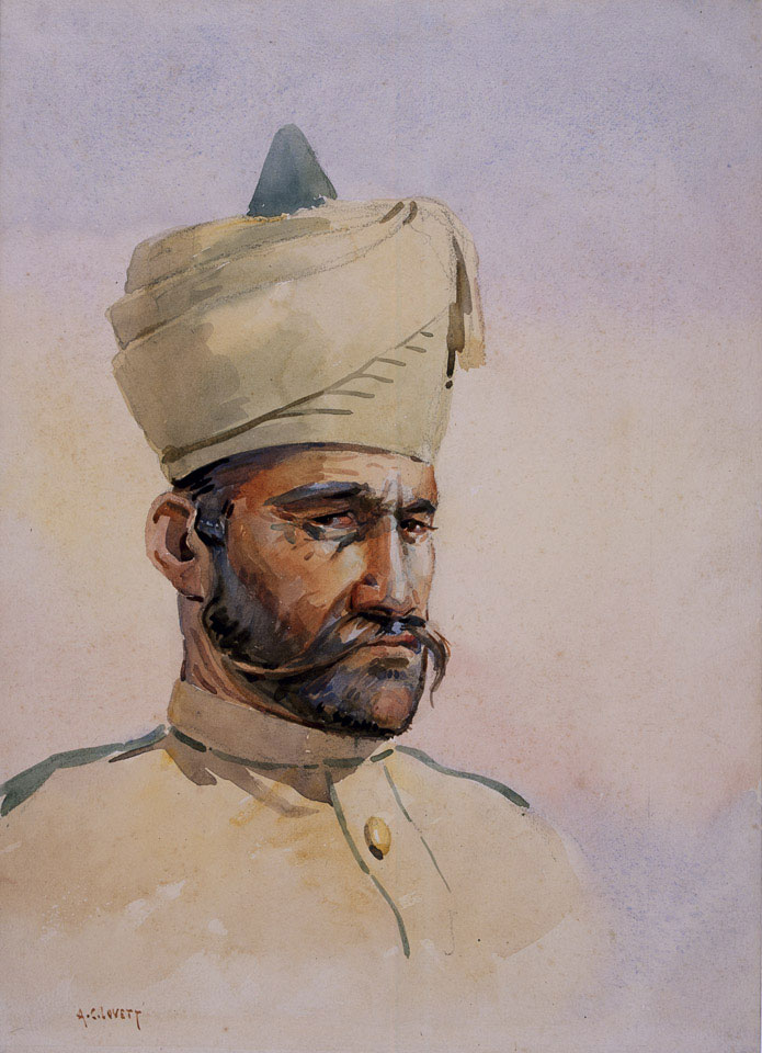 40th Pathans, 1908 (c) | Online Collection | National Army Museum, London