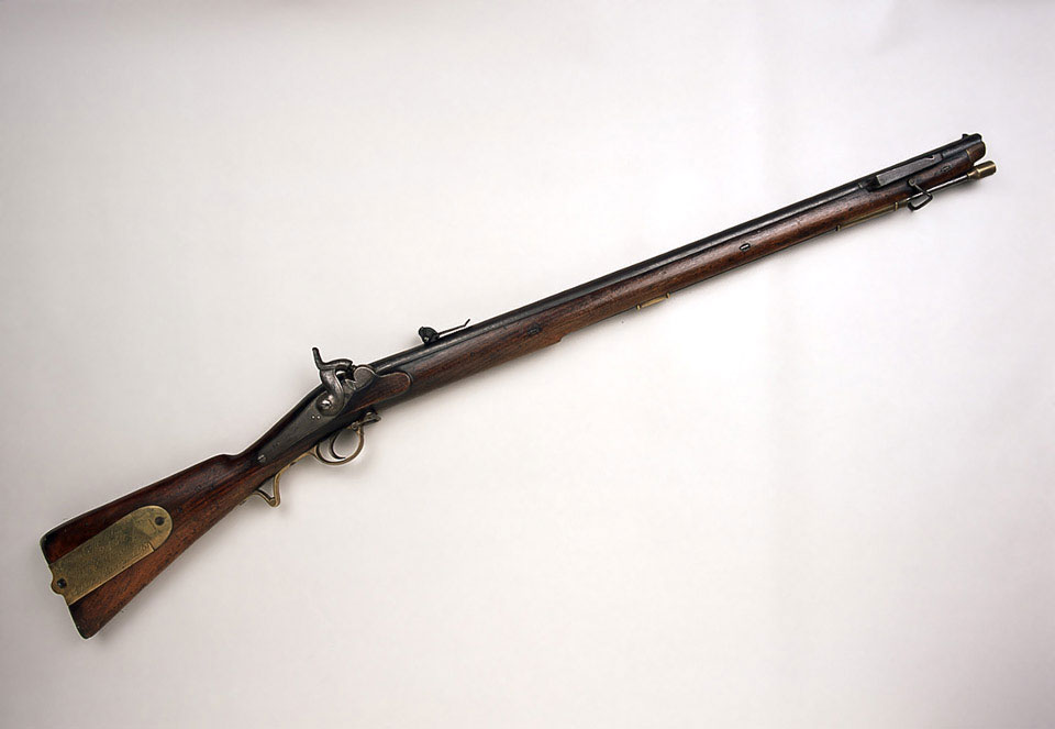 Russian copy of Brunswick .70 in percussion rifle, 1854 | Online ...