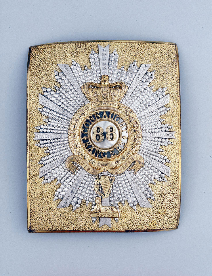 Shoulder belt plate of Lieutenant-Colonel Edmund Jeffreys, 88th ...