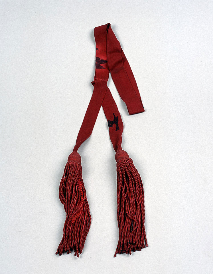 Sash worn by Captain Sir Charles Russell VC, 1st (or Grenadier ...