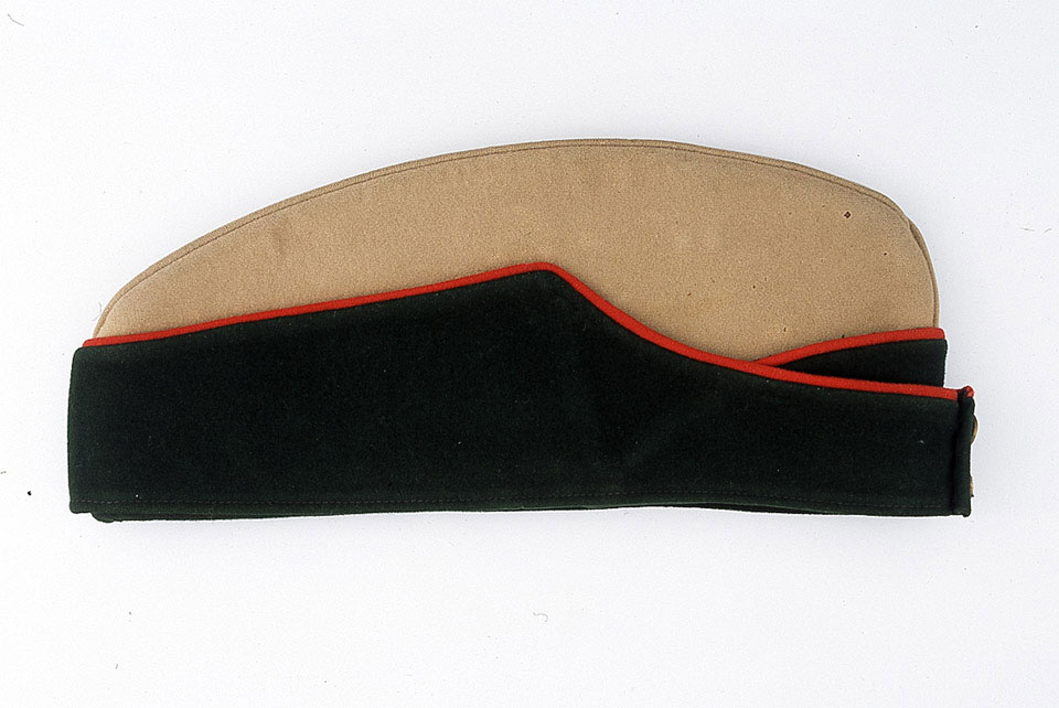 Field service cap worn by Lieutenant-Colonel L F Steele, 3rd Battalion ...