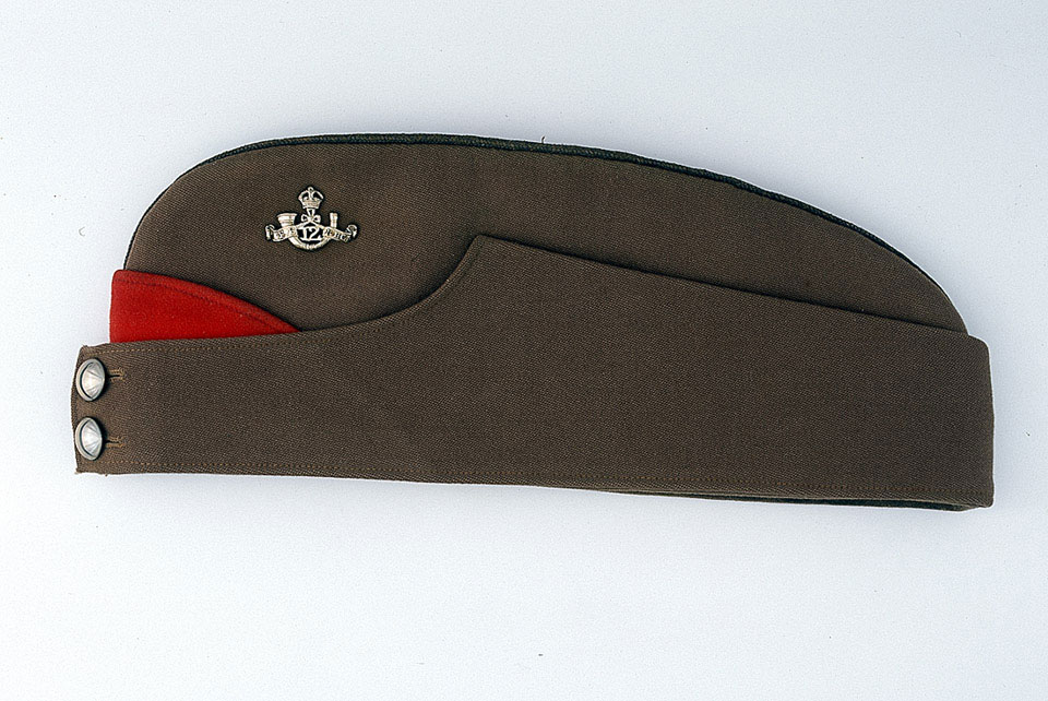 Field service cap worn by Lieutenant-Colonel J M Ricketts, 12th ...