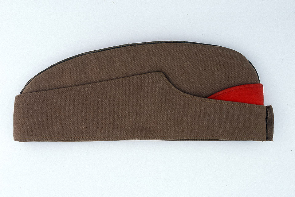 Field service cap worn by Lieutenant-Colonel J M Ricketts, 12th ...